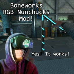 RGB Nunchucks | Thunderstore - The Boneworks Mod Database