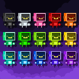 Robot Reskin Rainbow Robot | Thunderstore - The Enter the Gungeon Mod ...