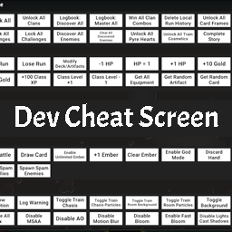 Dev Cheat Screen | Thunderstore - The Monster Train 2 Mod Database