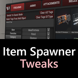 ItemSpawnerTweaks | Thunderstore - The H3VR Mod Database
