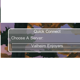 QuickConnectButton | Thunderstore - The Valheim Mod Database