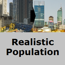 RealisticPopulation | Thunderstore - The Cities: Skylines II Mod Database