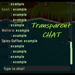 TransparentChat | Thunderstore - The WEBFISHING Mod Database