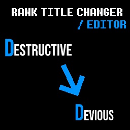 UK NewTitles Rank Title Editor | Thunderstore - The ULTRAKILL Mod Database