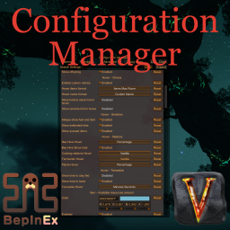 ConfigurationManager | Thunderstore - The Valheim Mod Database