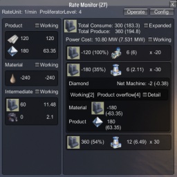 RateMonitor | Thunderstore - The Dyson Sphere Program Mod Database